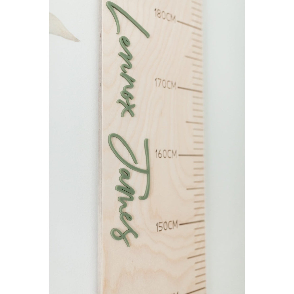 SECOND'S WATCH ME GROW WOODEN HEIGHT CHART RULERS - JiMi Keepsakes