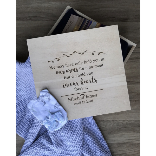 Stillborn Hinge Lid Memory Box - JiMi Keepsakes